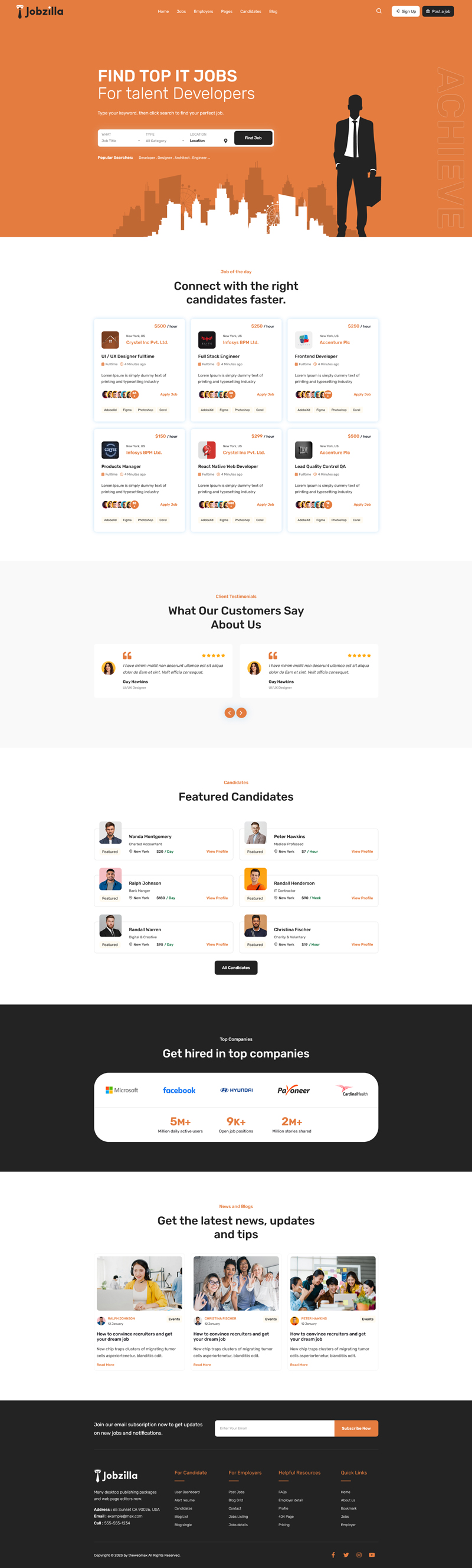 Jobzilla Template React JS