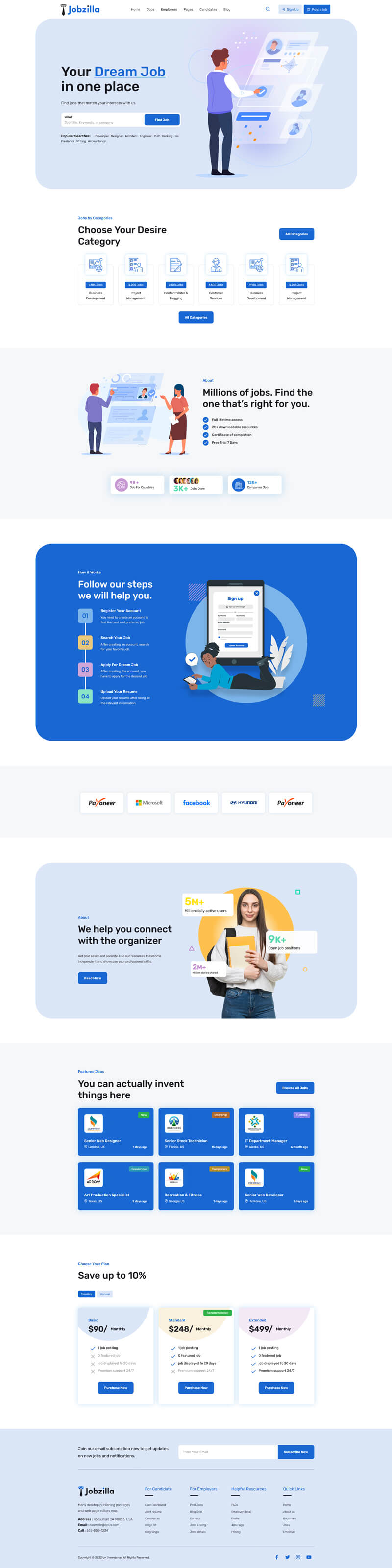 Jobzilla Template React JS