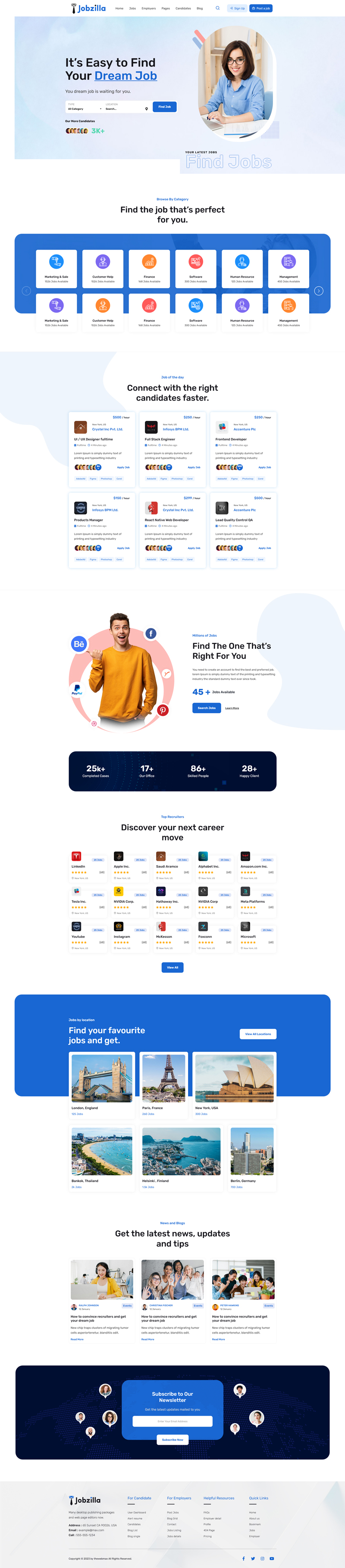 Jobzilla Template React JS